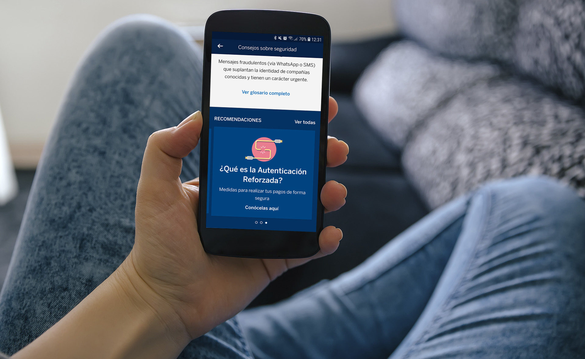 BBVA incorpora recomendaciones de seguridad para los usuarios de su aplicación móvil