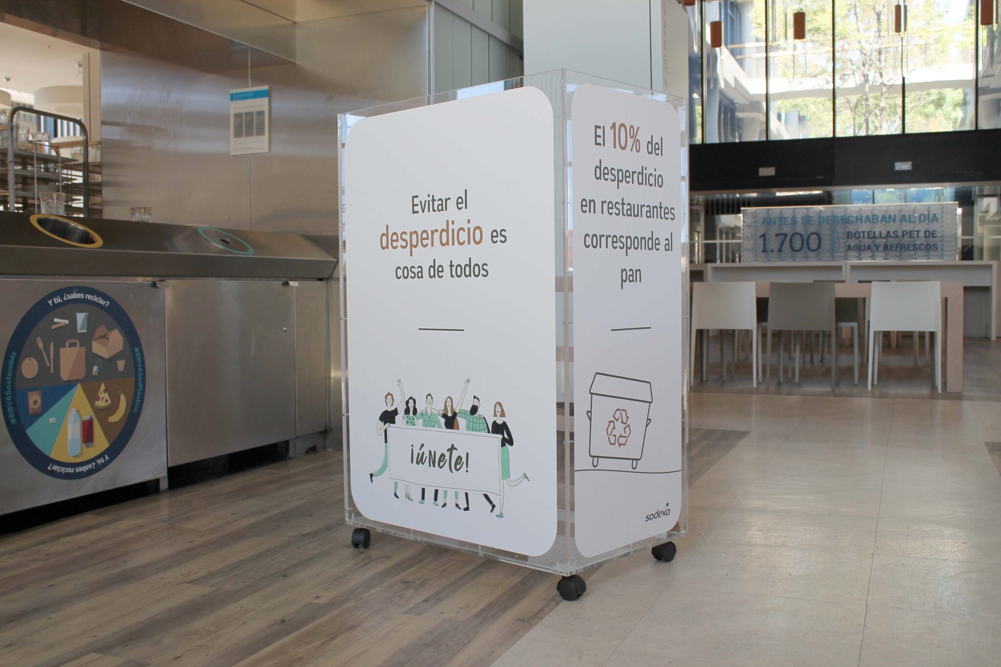 BBVA y Sodexo conciencian sobre los residuos alimentarios